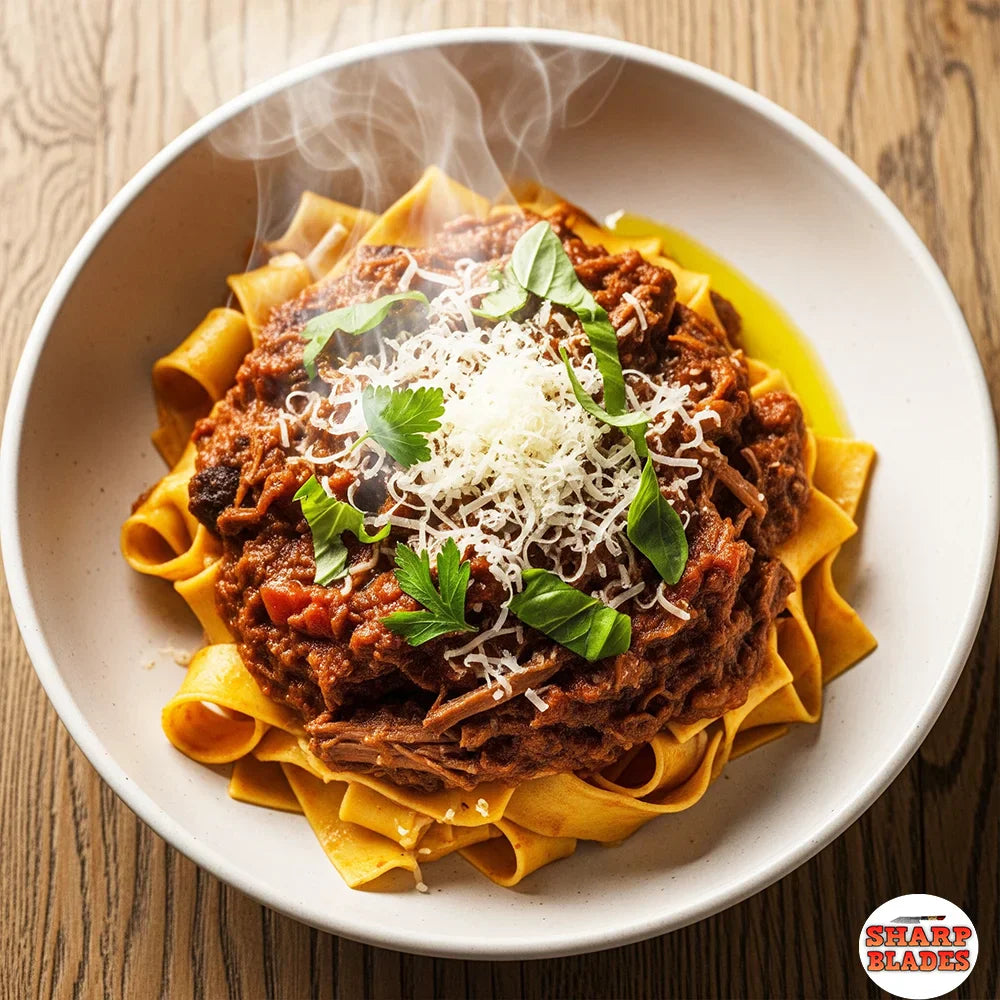 Slow-Cooked Short Rib Ragu Recipe – Rich, Tender & Flavorful – Sharp Blades